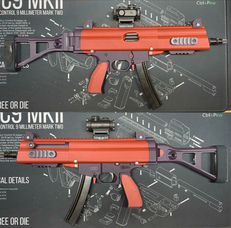 Schlank Flügelmann (SF5) - 3D Printed MP5