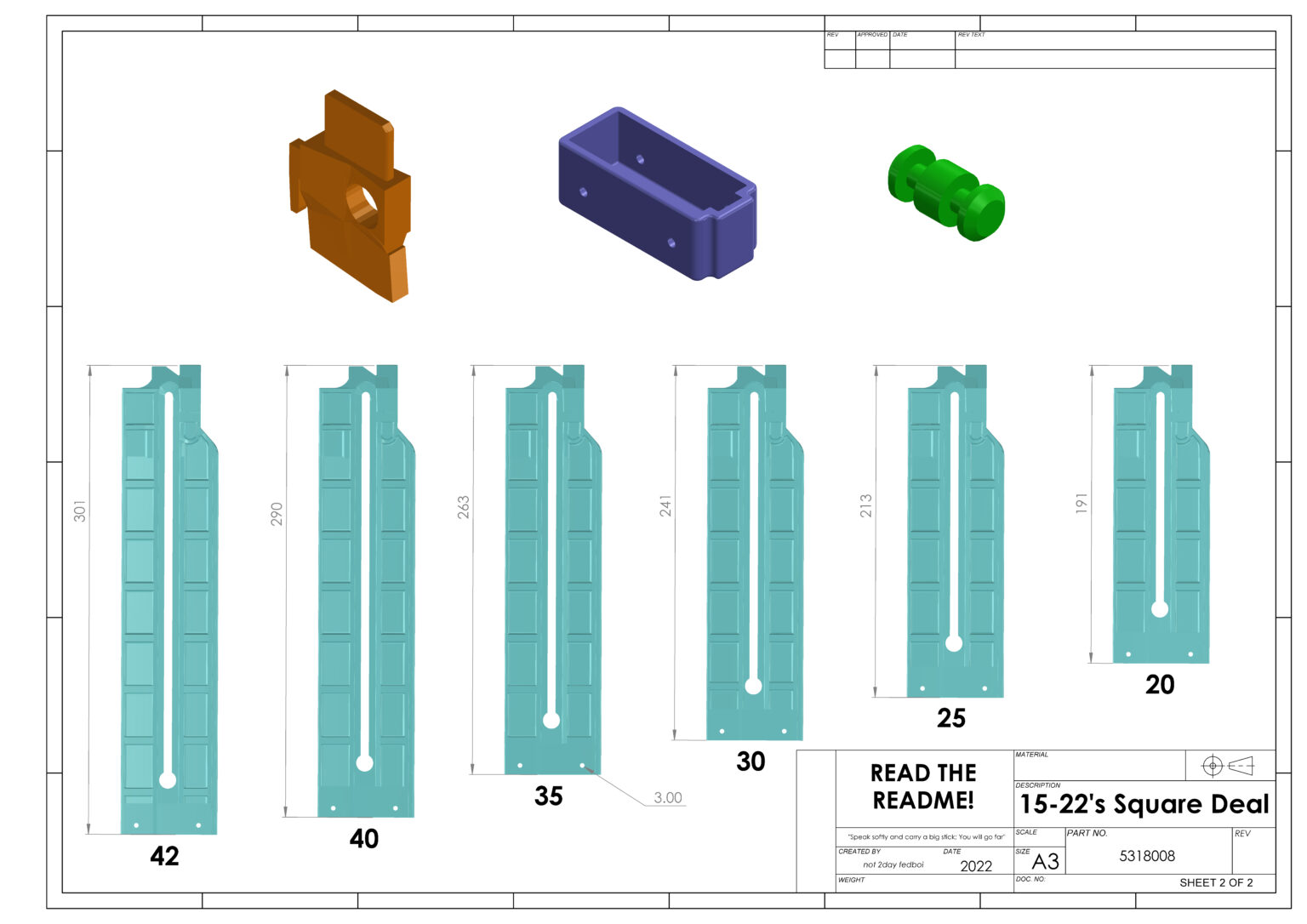 15-22 Square Deal | 3D Gun Builder